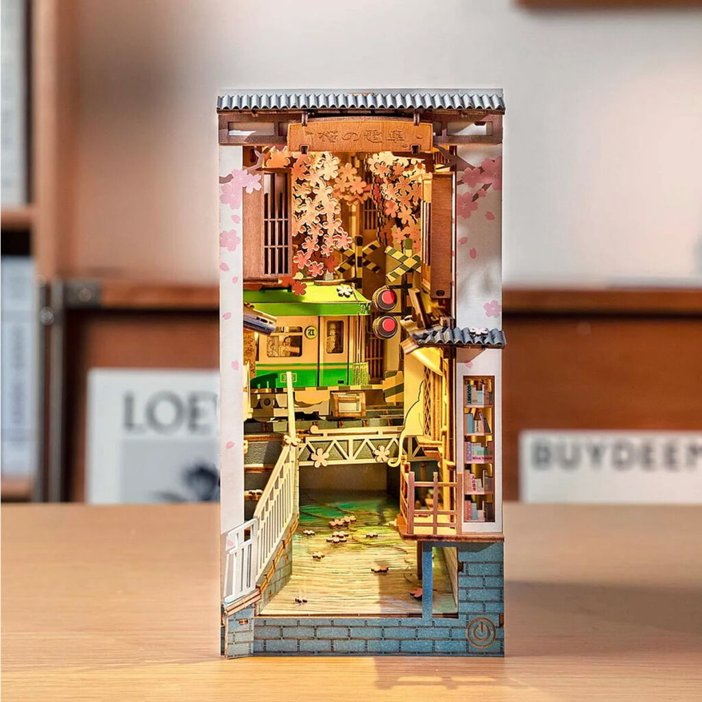 Sakura Densya DIY Book Nook Shelf Insert Kit TGB01 Mô hình Deer Store ...