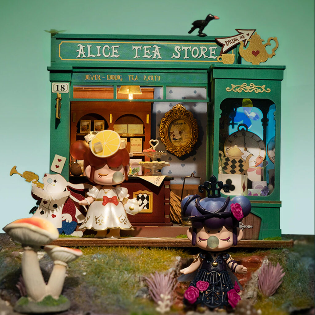 Alice’s Tea Store DIY Miniature House Kit DG156 Mô hình Deer Store – Mô ...