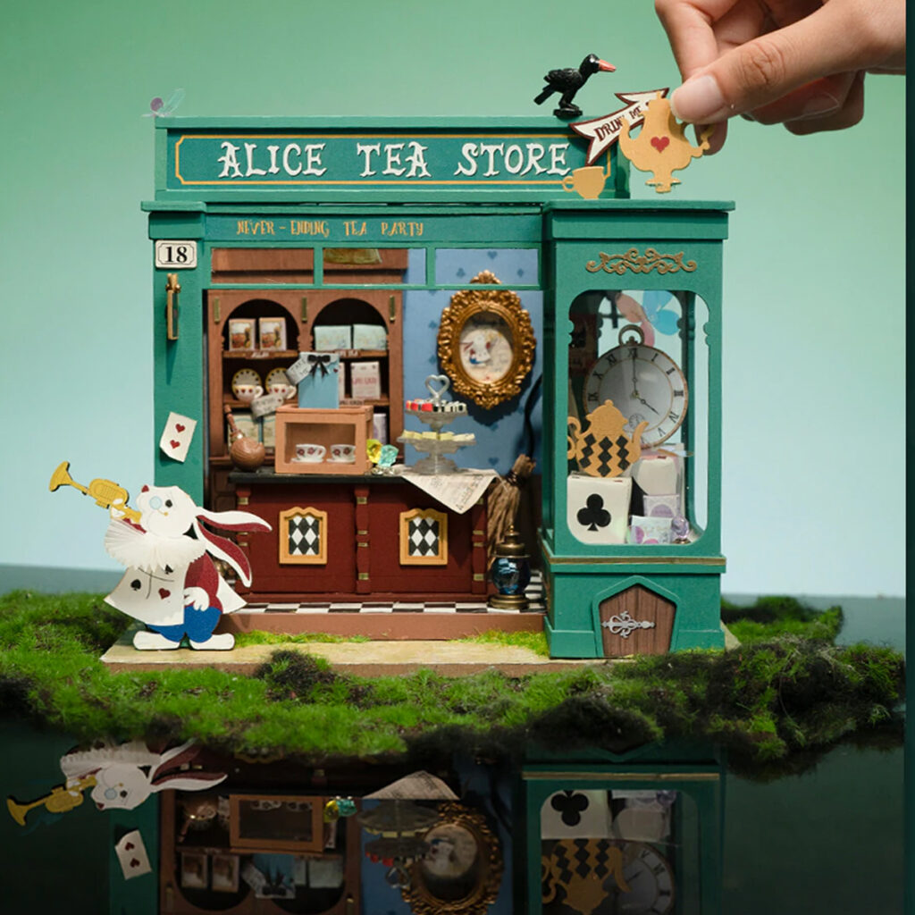 Alice’s Tea Store DIY Miniature House Kit DG156 Mô hình Deer Store – Mô ...