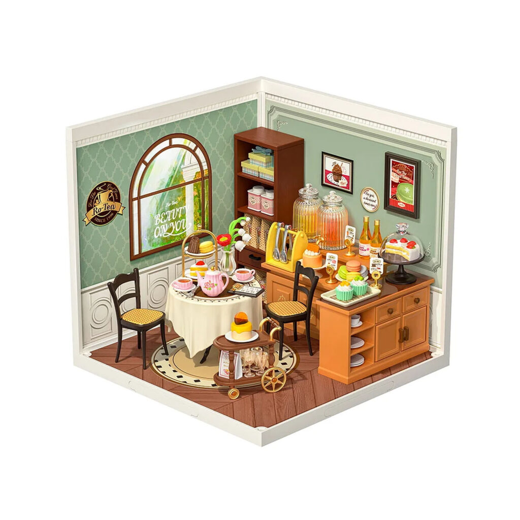 Plastic Mini House – Mô hình gỗ Deer Store